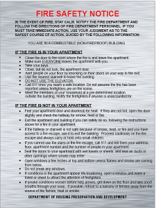 Why Fire Safety Notices Essential in Your NYC Buildings